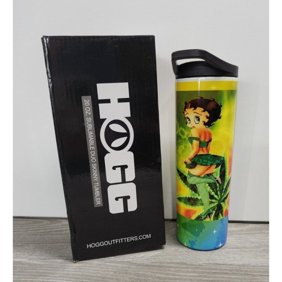 Betty Boop | Dining | Custom Betty Boop Sublimated 2oz Hogg Skinny ...